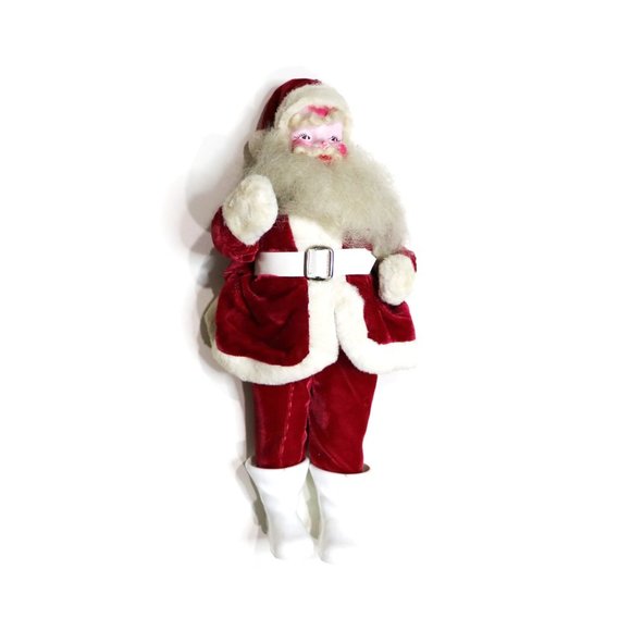 Vintage | Holiday | Standing Santa Figurine Vintage Santa Doll | Poshmark